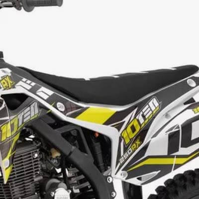 10Ten 250RX Dirt Bike - Full size adult dirt bike 21" Front / 18" Rear ...